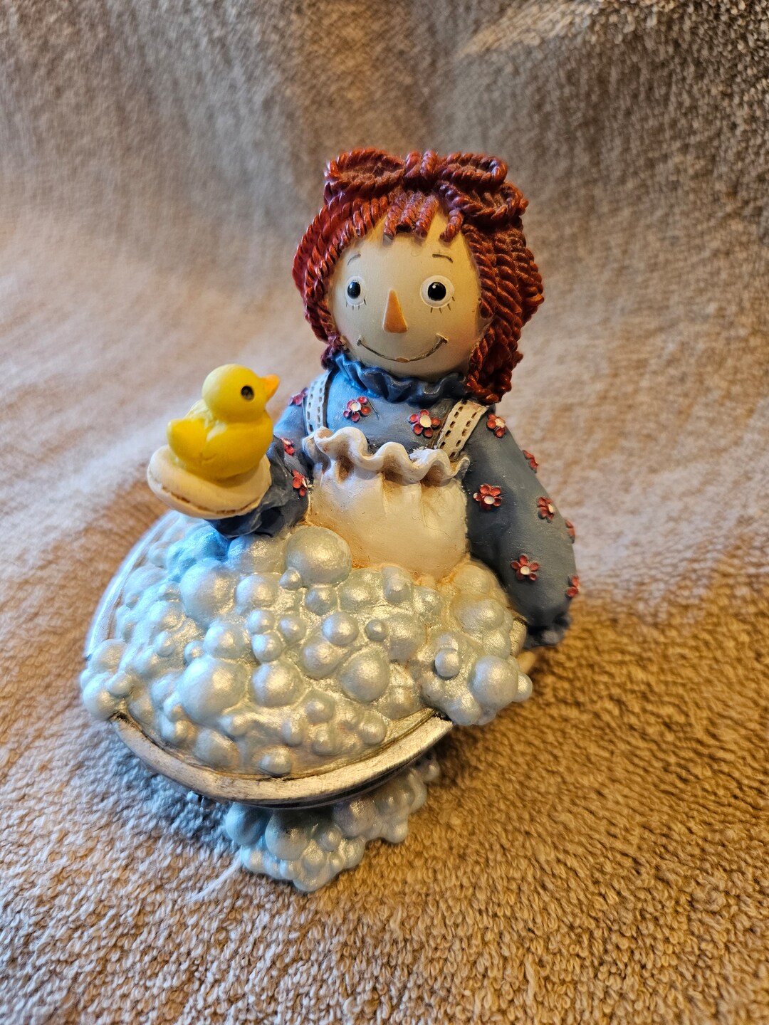 Enesco Raggedy Ann and Andy Figurine friends Like You Are Just Ducky ...