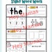 Editable Sight Words Worksheet, Printable, Instant Download ...