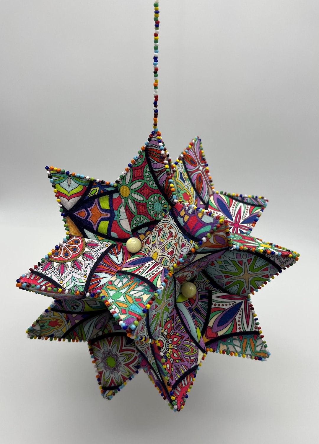 Hanging Moravian Star // Star of Happiness Handmade - Etsy