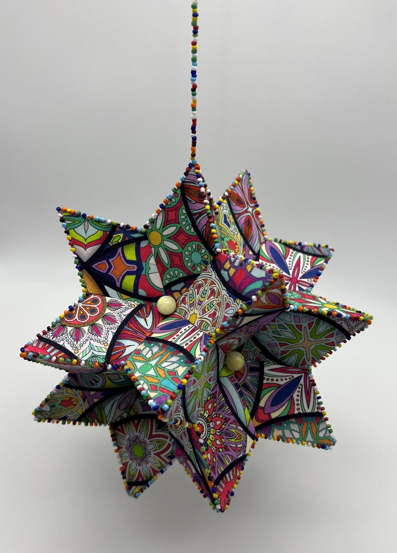 Hanging Moravian Star // Star of Happiness Handmade - Etsy