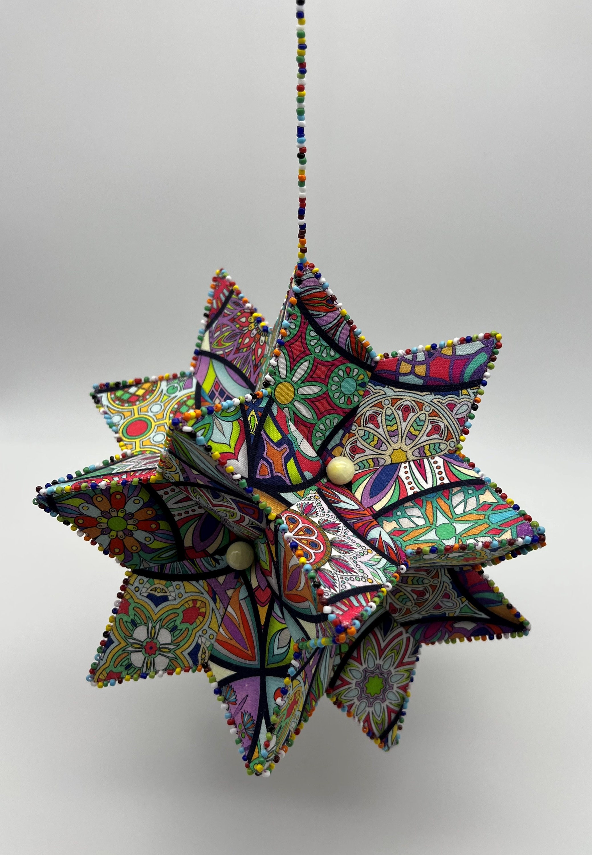 Hanging Moravian Star // Star of Happiness Handmade - Etsy