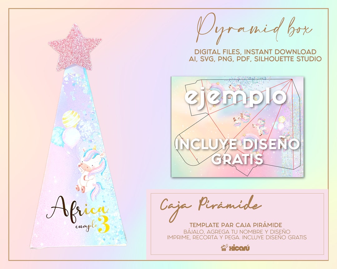 Pyramid Box Template, Pyramid Box Template, Pyramid Box Design, Pyramid ...