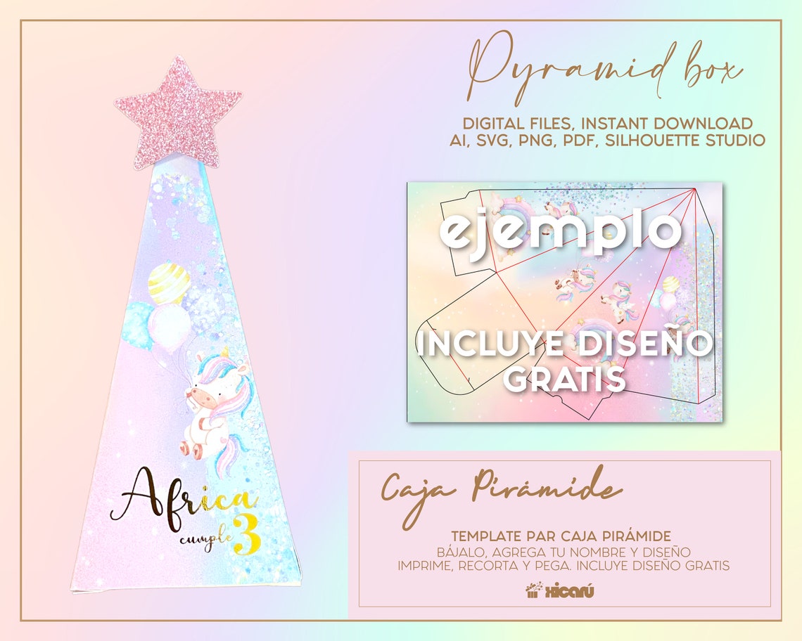 Pyramid Box Template, Pyramid Box Template, Pyramid Box Design, Pyramid ...