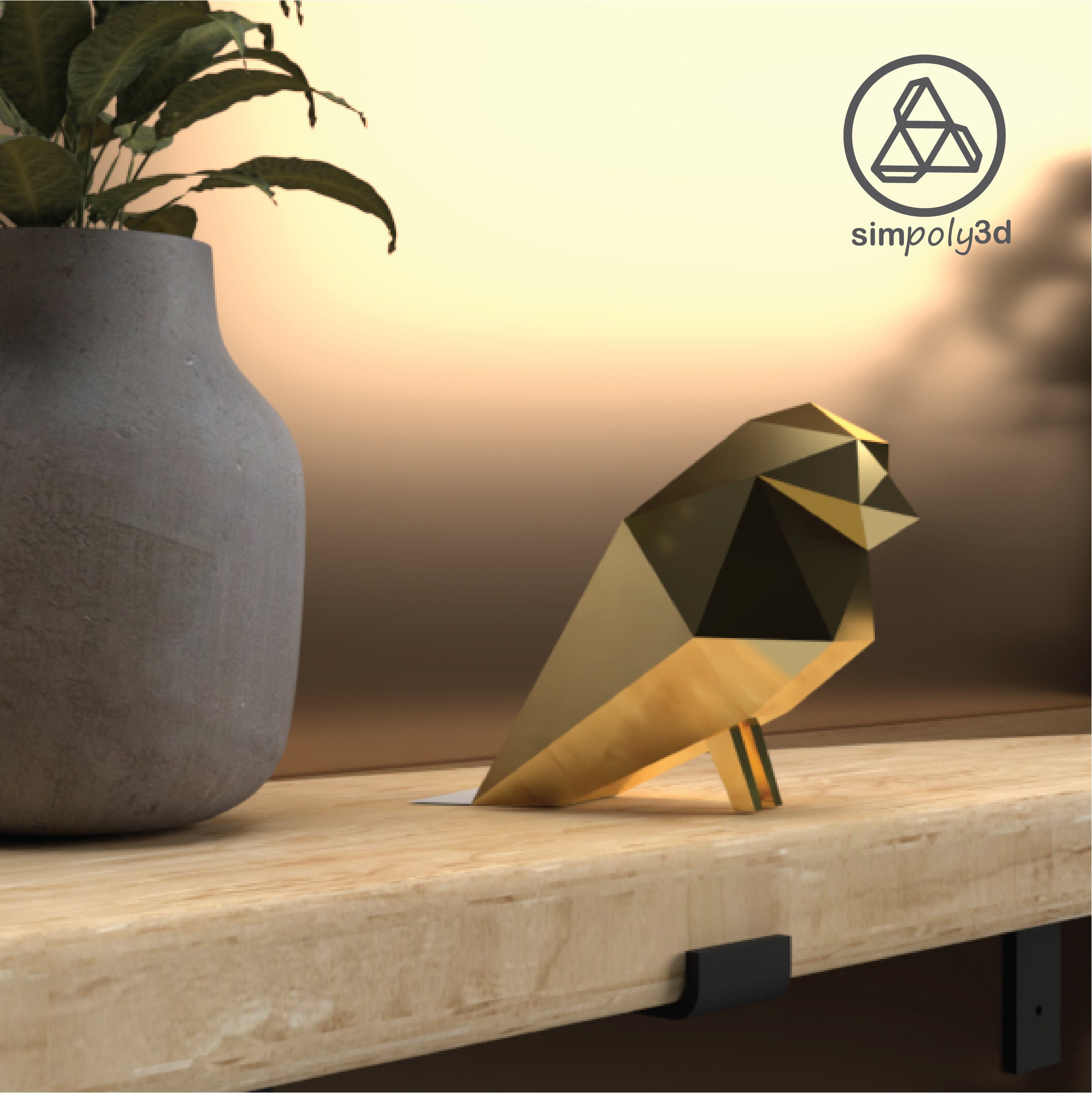 BIRD_01 Paper Craft Digital Template Origami Pdf Svg Dxf - Etsy