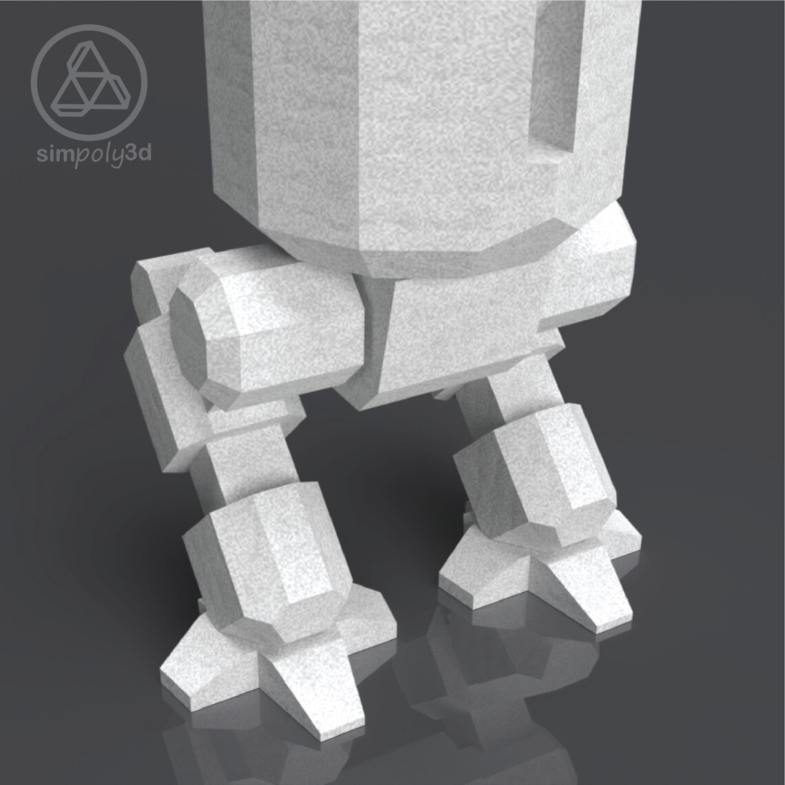 ROBOT_02 Paper Craft, Digital Template, Origami, Pdf, Svg, Dxf Download ...
