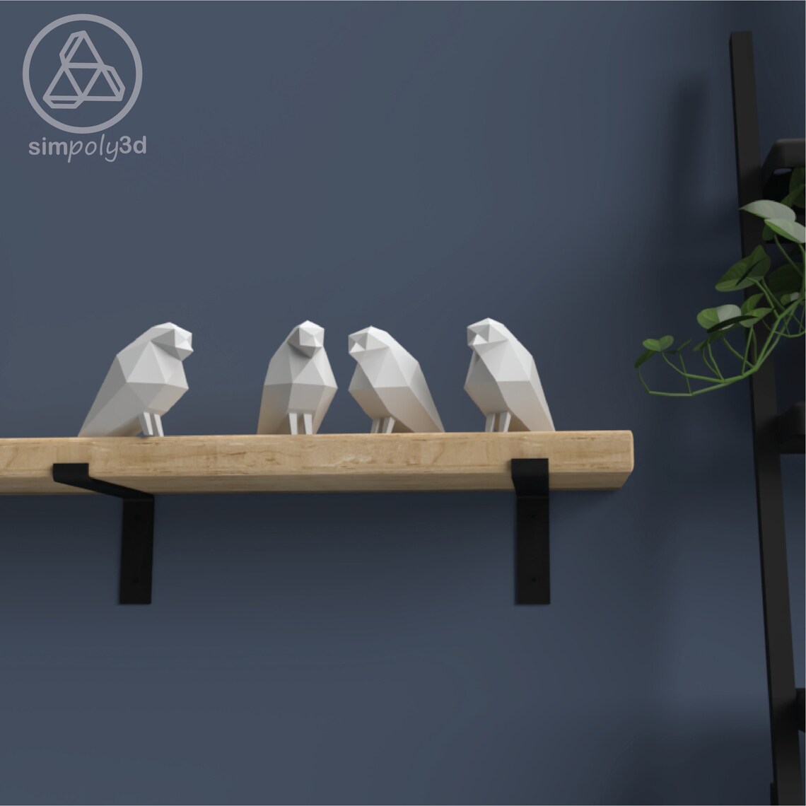 BIRD_01 Paper Craft Digital Template Origami Pdf Svg Dxf - Etsy