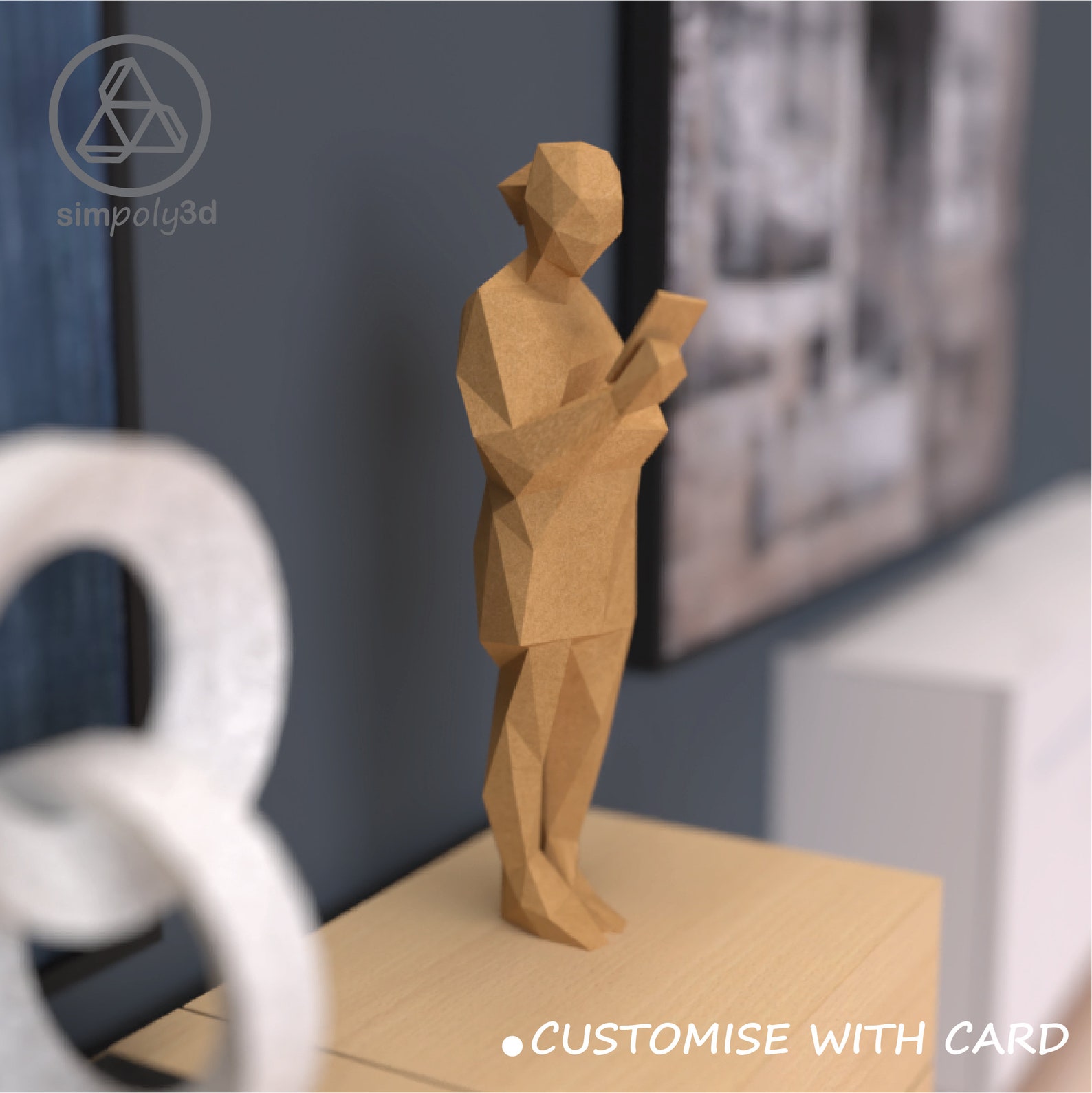FIGURE_05, Paper Craft, Figure, Digital Template, Origami, Pdf, Svg ...