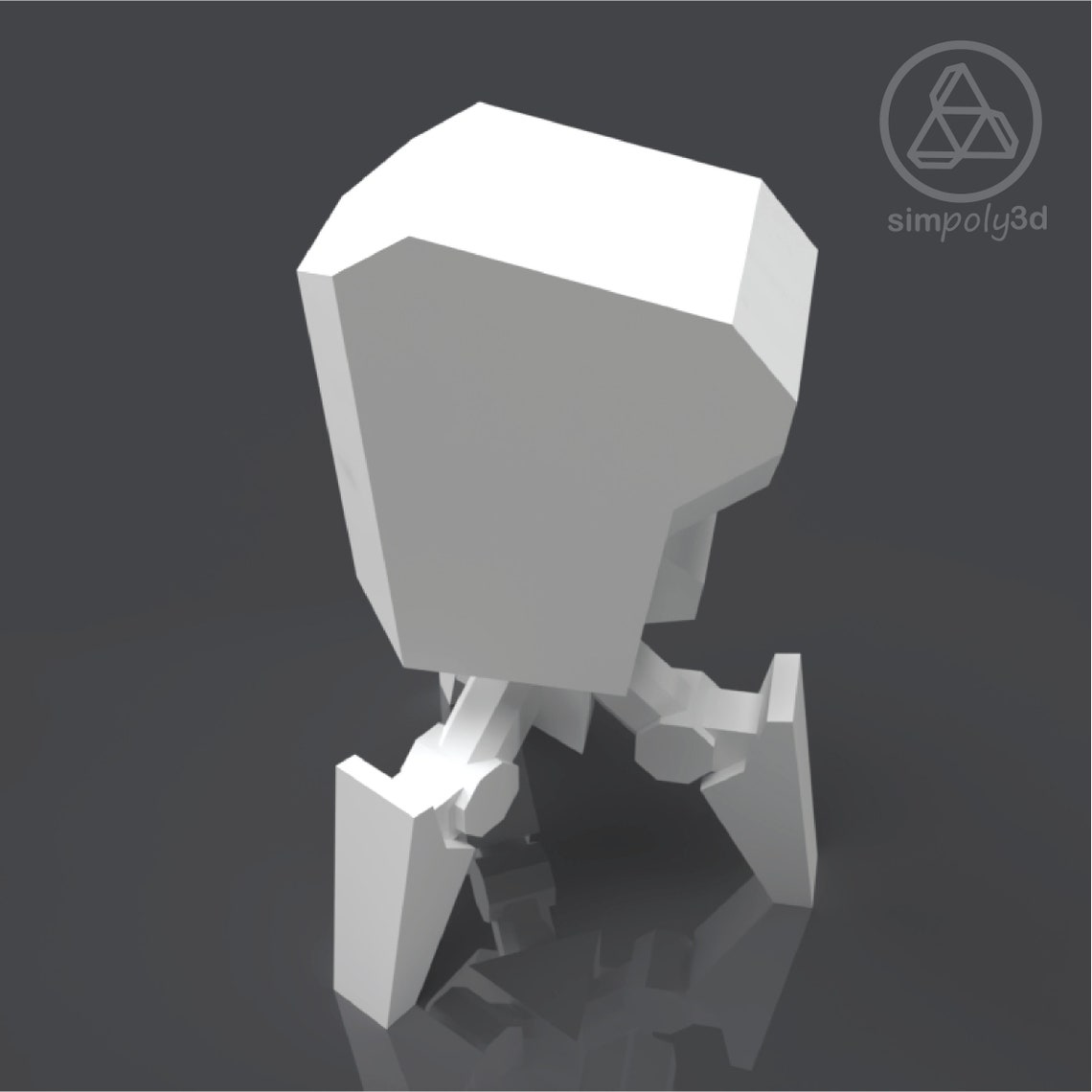 ROBOT_03, Paper Craft, Digital Template, Origami, Pdf, Svg, Dxf ...
