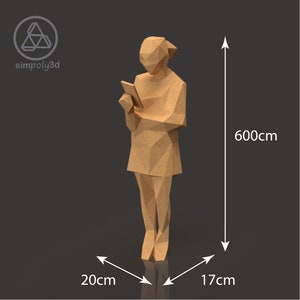 FIGURE_05, Paper Craft, Figure, Digital Template, Origami, Pdf, Svg ...