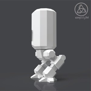 ROBOT_02 Paper Craft, Digital Template, Origami, Pdf, Svg, Dxf Download ...