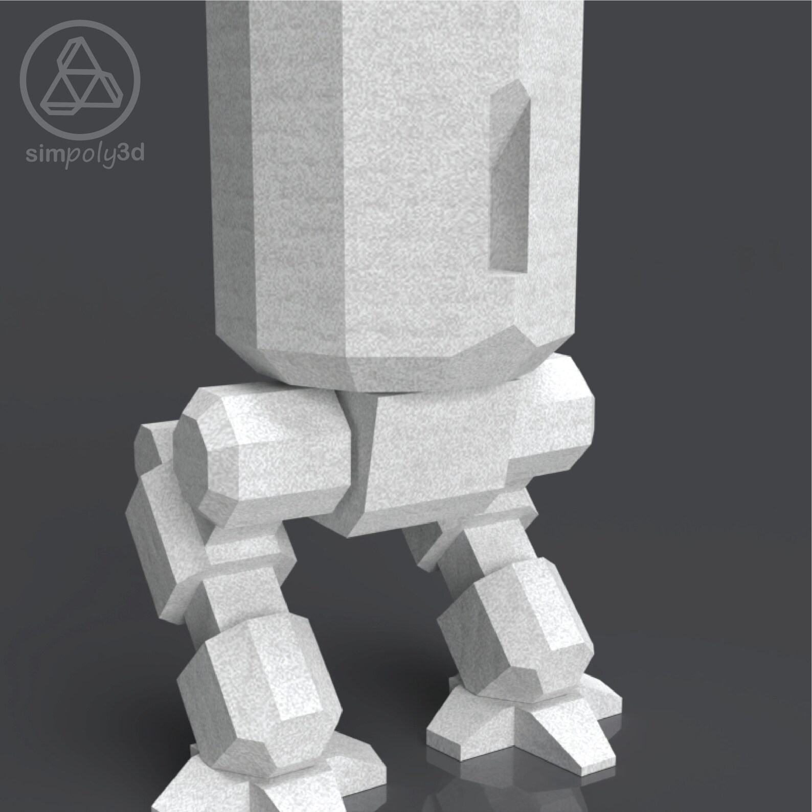 ROBOT_02 Paper Craft, Digital Template, Origami, Pdf, Svg, Dxf Download ...