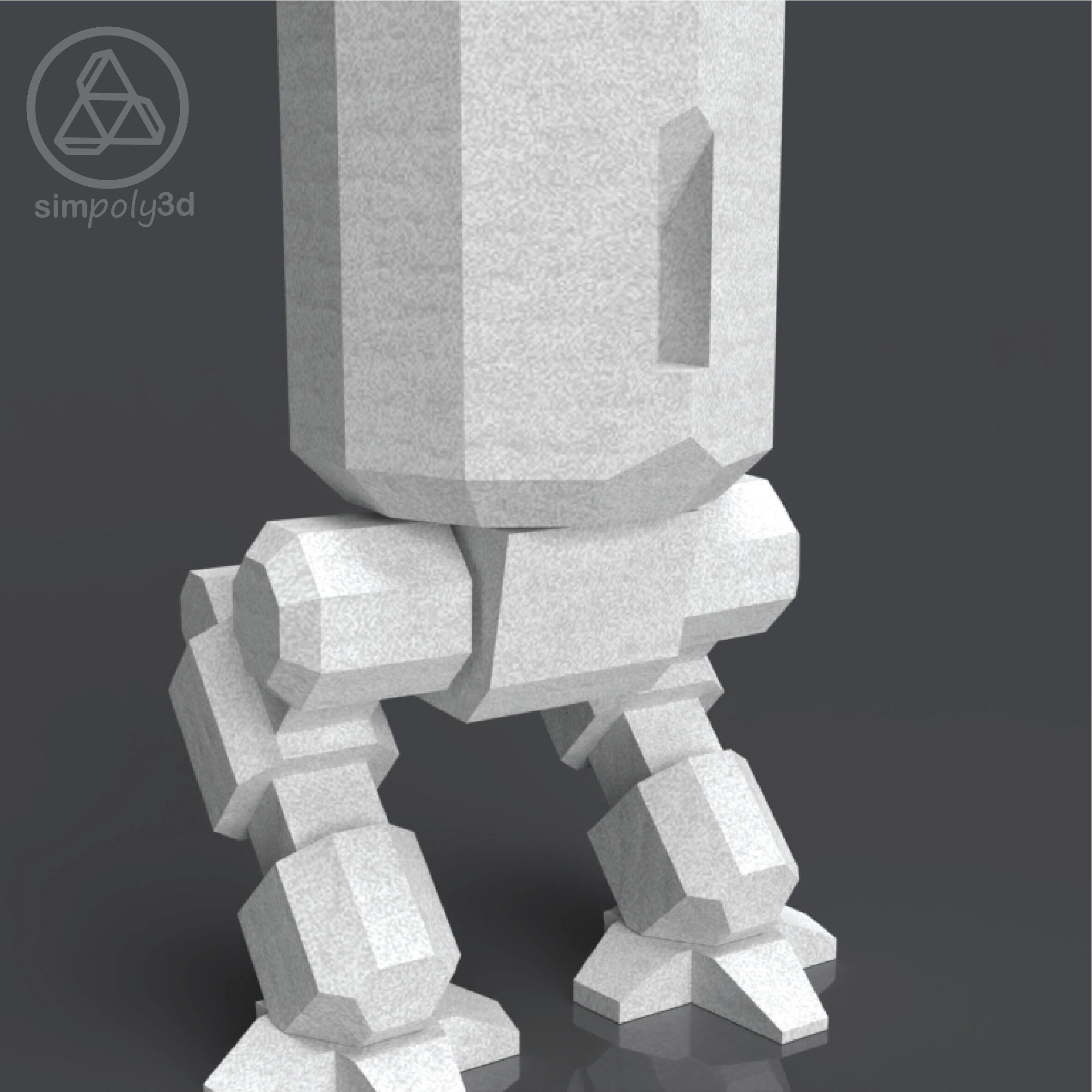 ROBOT_02 Paper Craft, Digital Template, Origami, Pdf, Svg, Dxf Download ...