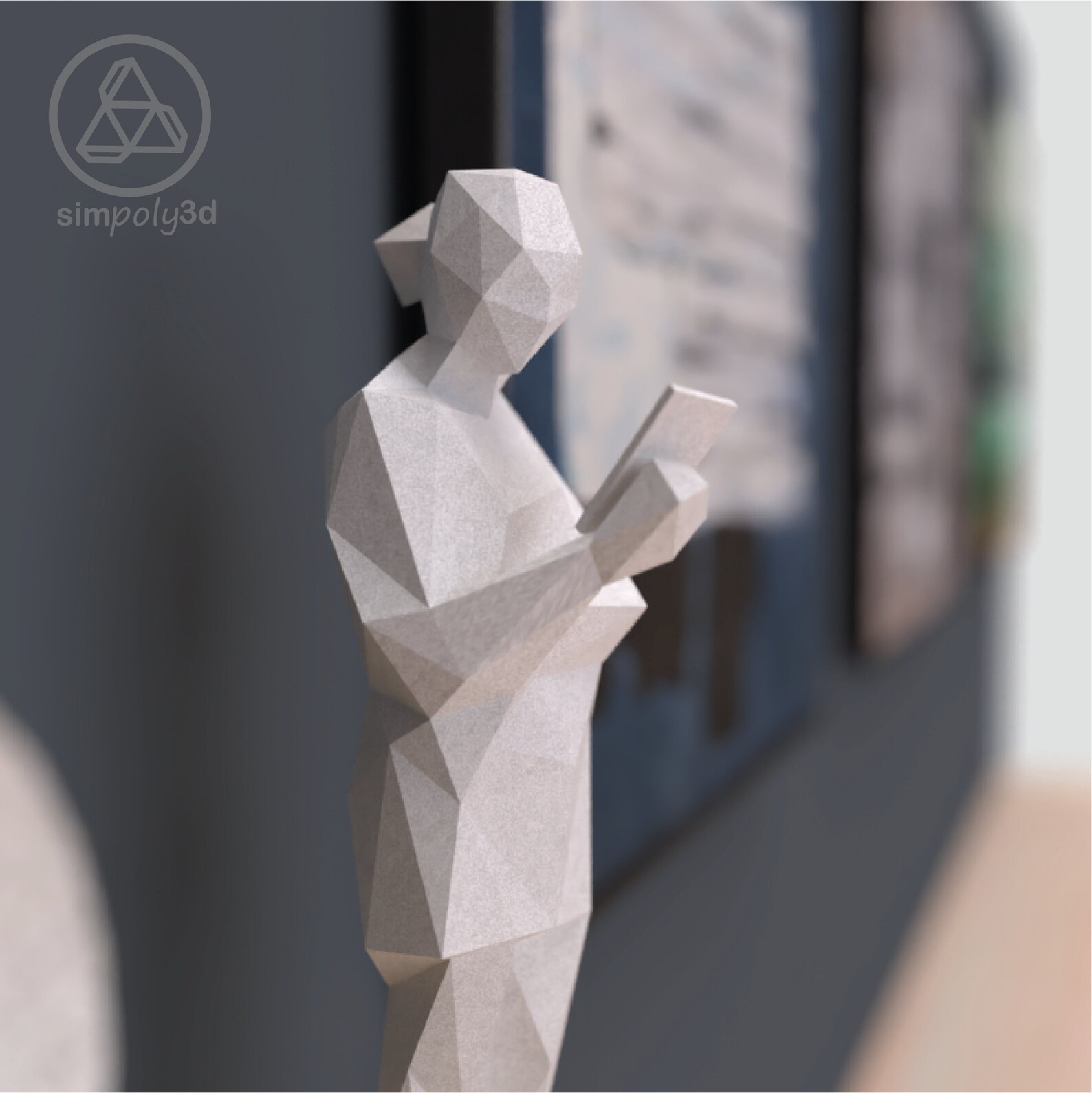 FIGURE_05, Paper Craft, Figure, Digital Template, Origami, Pdf, Svg ...