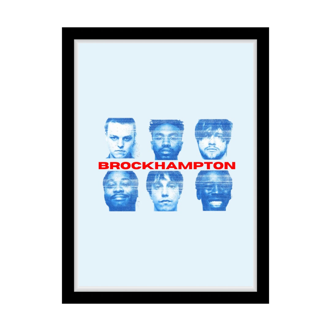 BROCKHAMPTON Poster Music Poster Poster - Etsy