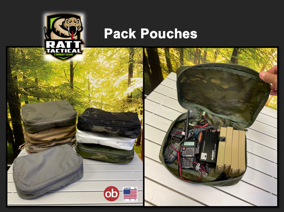 Pack Pouches - Made by RATT Tactical USA - Etsy