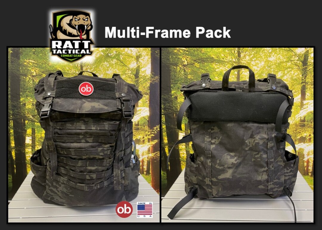 Multi Frame Pack by RATT Tactical USA Multicam Black pack Only - Etsy