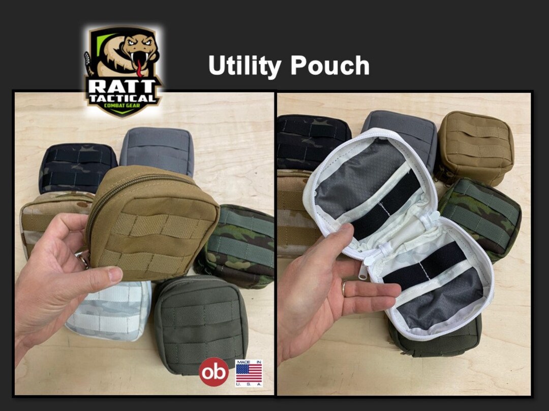 Clam Shell Utility Pouch - Made by RATT Tactical USA - Etsy