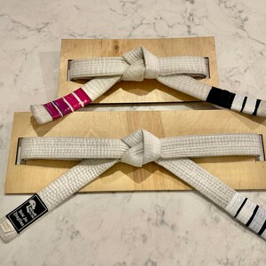 Martial Arts Belt Display! Laser Cut Wood for Brazilian Jiu Jitsu, Judo ...