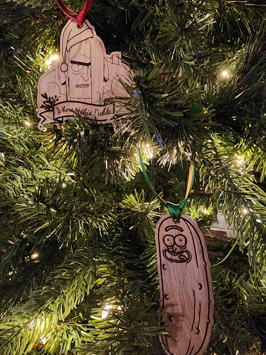 Rick & Morty Inspired Christmas Pickle - Etsy