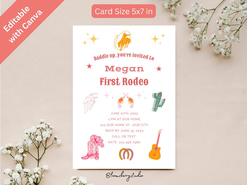 Editable Bachelorette Invitation Card Template| Bachelorette Card ...