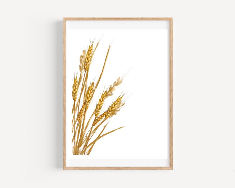 Wheat Print | Printable Wall Art | Digital Download | Wall Decor | Fall ...