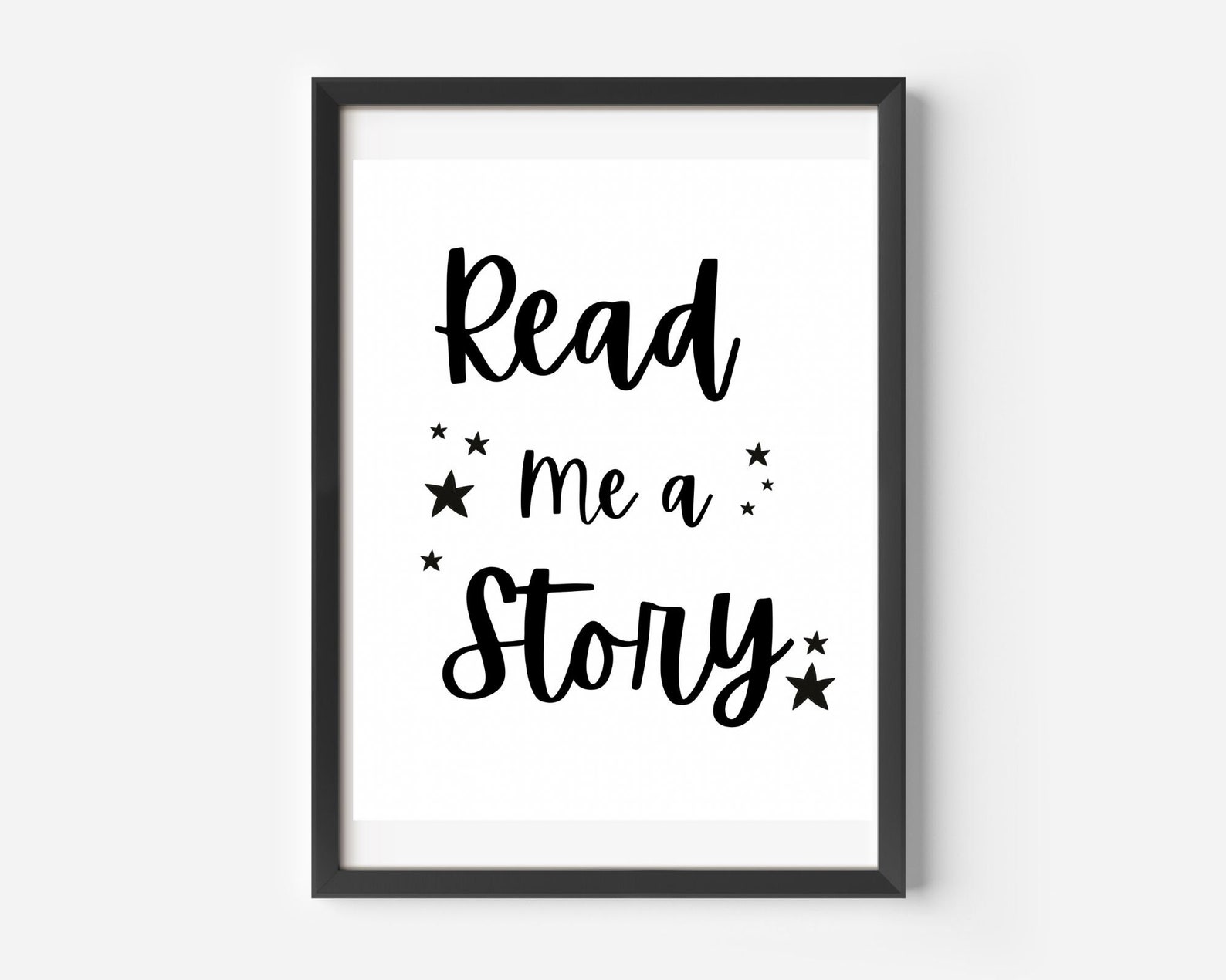 Read Me a Story Printable | Digital Download | Digital Printable | Wall ...