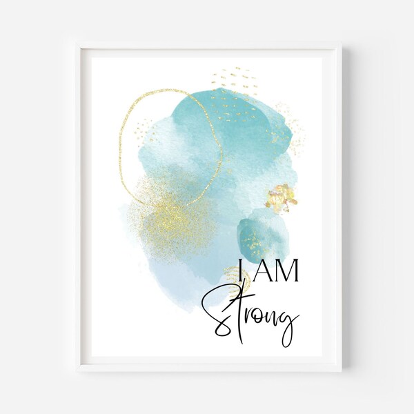 I Am Strong - Etsy