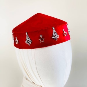 Taqiyah, Topu, Central Asian Traditional Headwear, Turkish, Kyrgyz ...