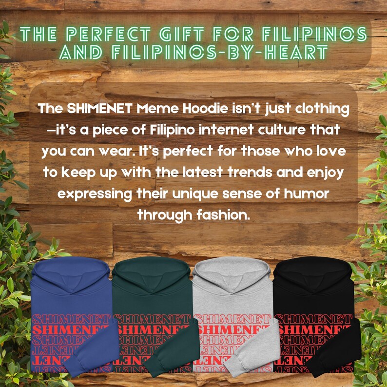 SHIMENET Meme Hoodie | Viral Filipino Expression Pull-over Hoodie | Filipino Trending Expression ...