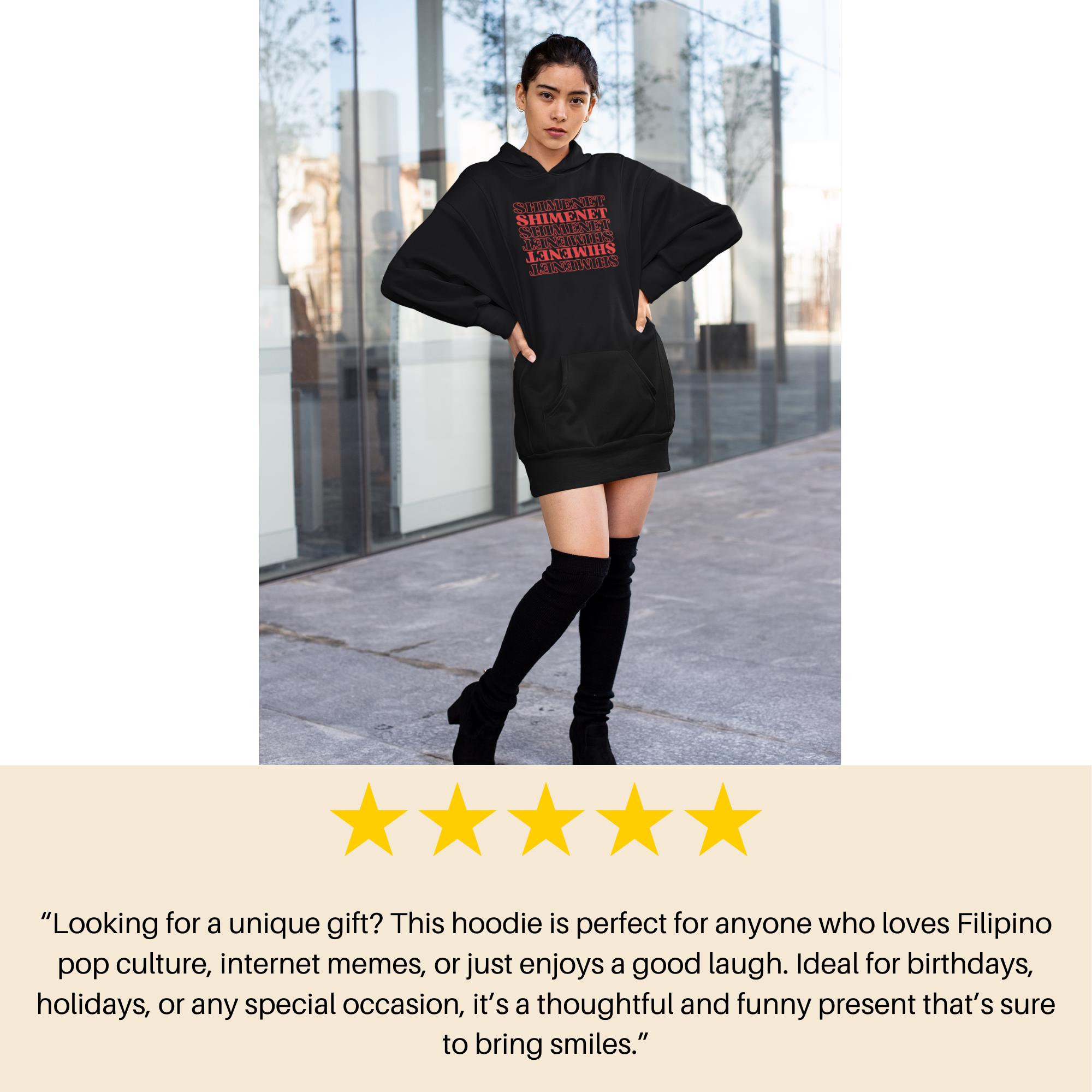 SHIMENET Meme Hoodie | Viral Filipino Expression Pull-over Hoodie ...