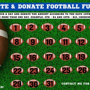 Football Fundraiser Flyers and Donation Templates for All Events and ...