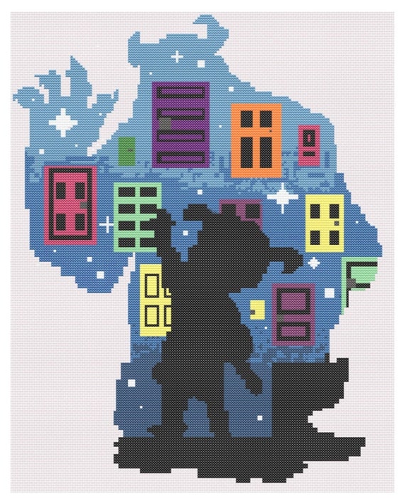 Monsters Inc Sully Cross Stitch Pattern PDF - Etsy