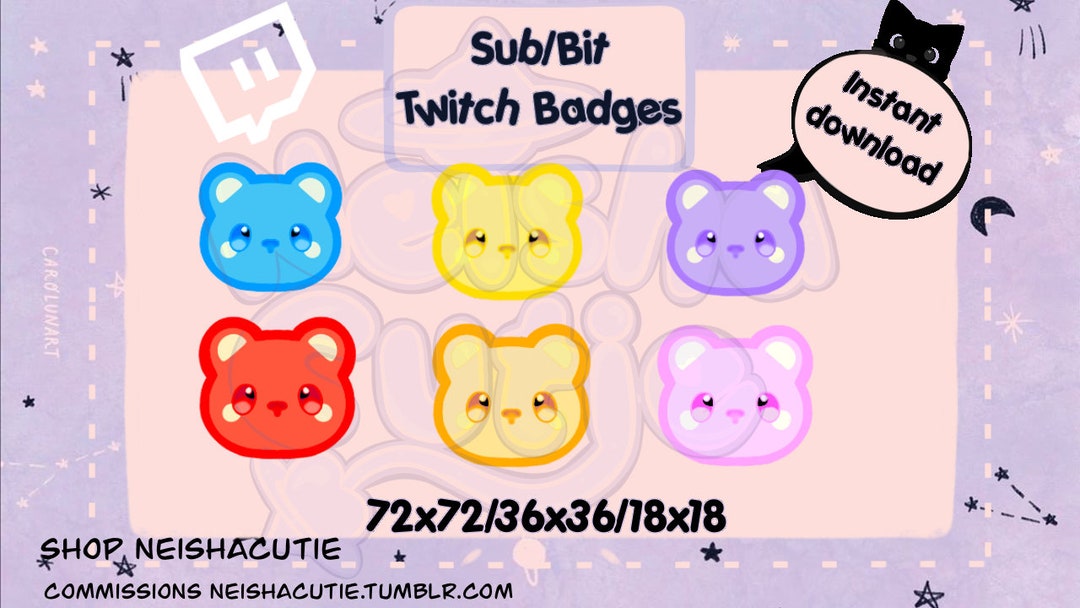 Teddy Bear Badges - Etsy