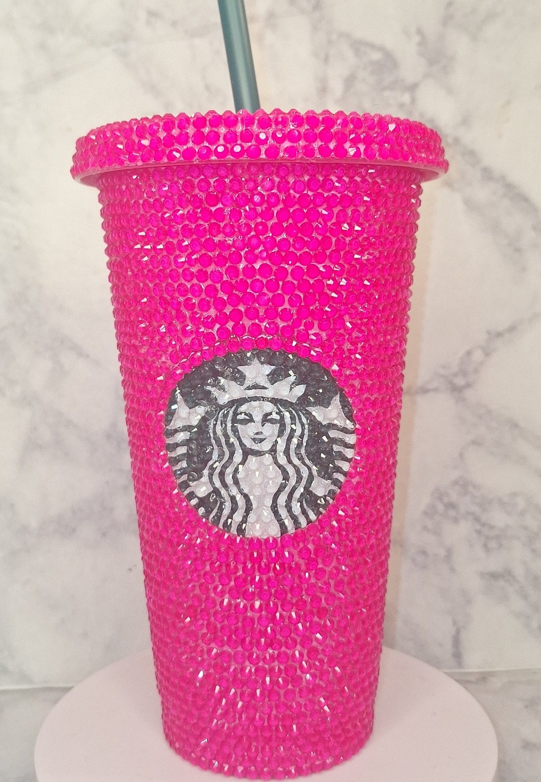 NEW Rhinestone Pink Starbucks Cold Cup - Etsy