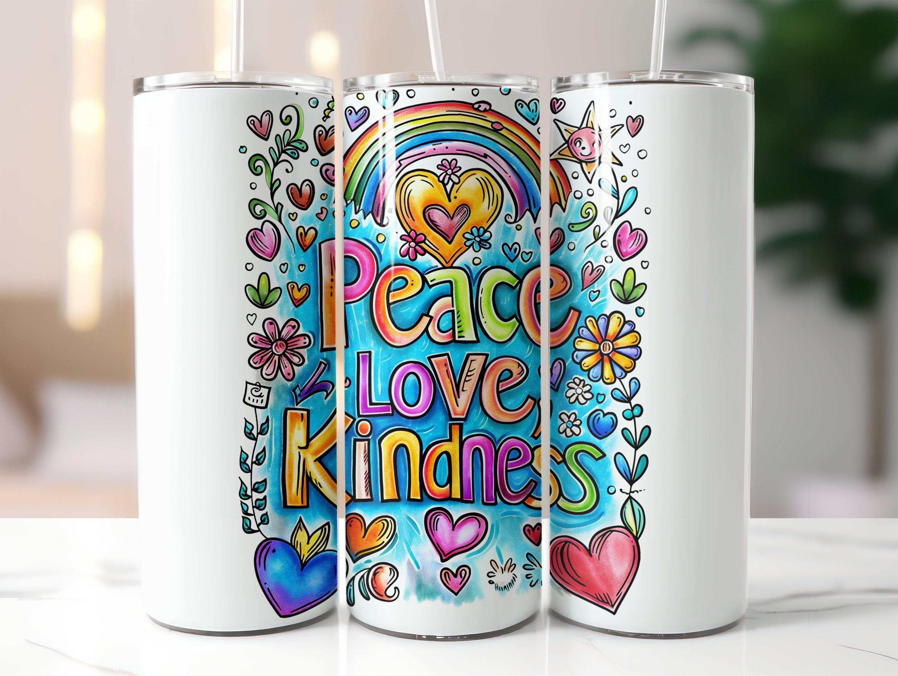 Be Kind Png, Kindness Png, 20oz Skinny Sublimation Tumbler Wrap, 20oz ...