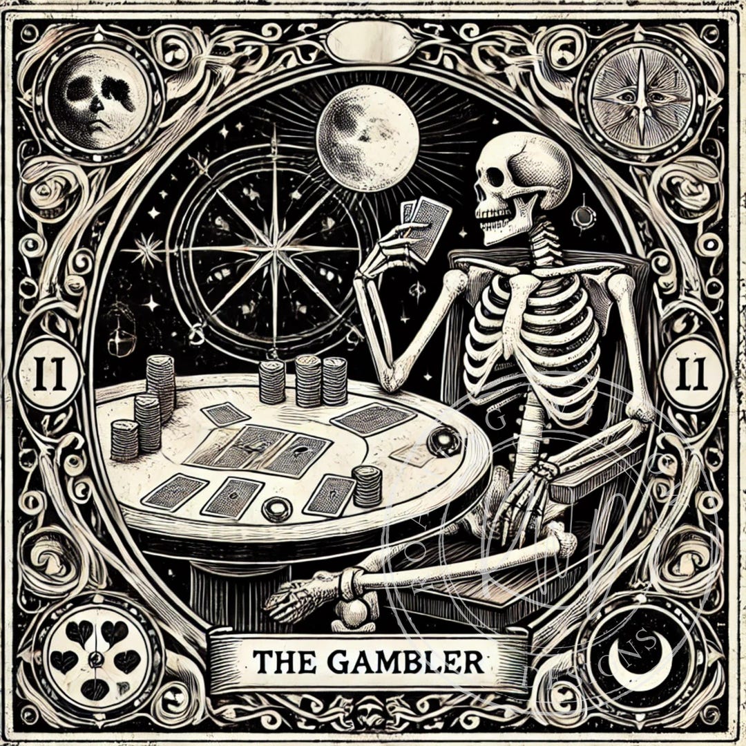 The Gambler Png, Skeleton Casino Png, the Gambler Shirt, Gifts for ...