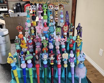 Pen Display 3D Printed Stair Step Beaded Pen Display - Etsy