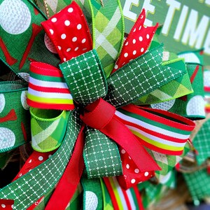 Golf Wreath, Father's Day Wreath, Retirement Wreath, Golfing Wreath ...