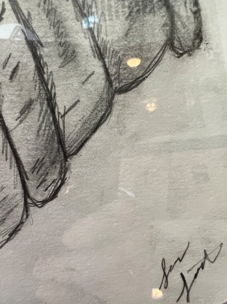 Heart Two Hands Connecting Drawing - Etsy