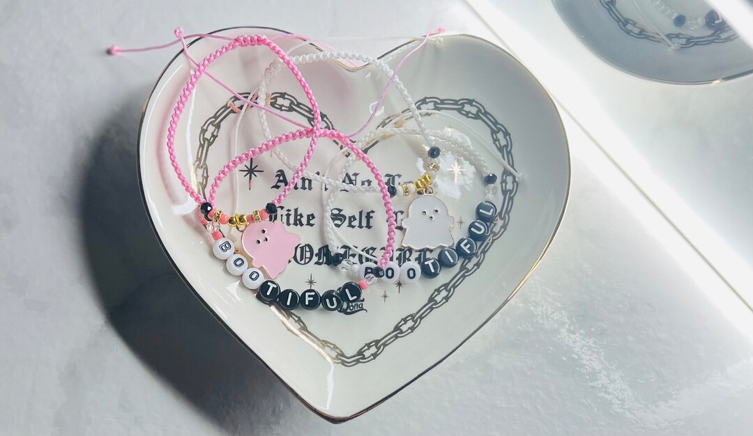 Boo-tiful Ghost Set , Halloween Bracelets , Cute Ghost Bracelets ...