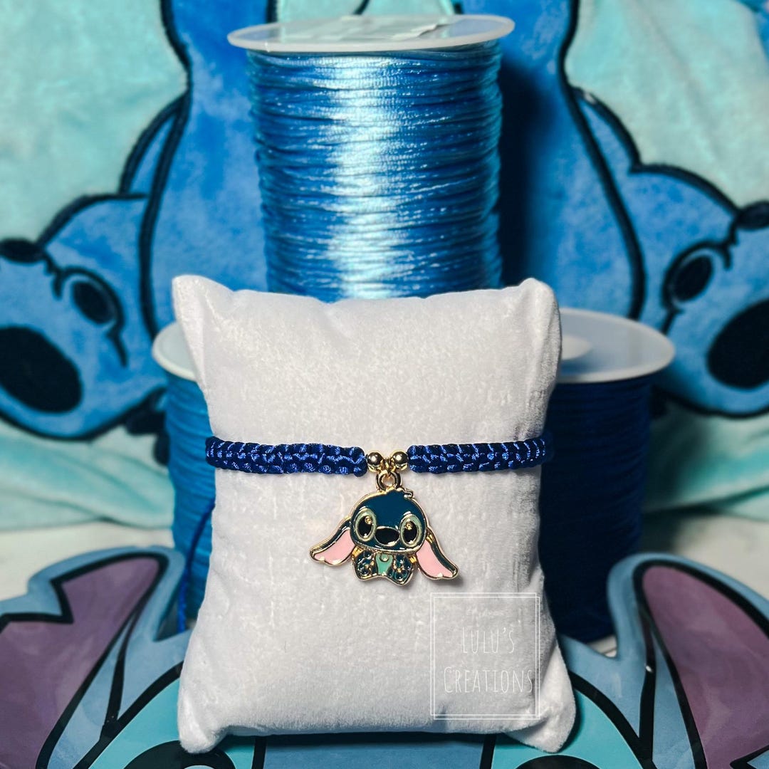 Handmade Stitch Charm Bracelet, Disney Fan Jewelry - Etsy