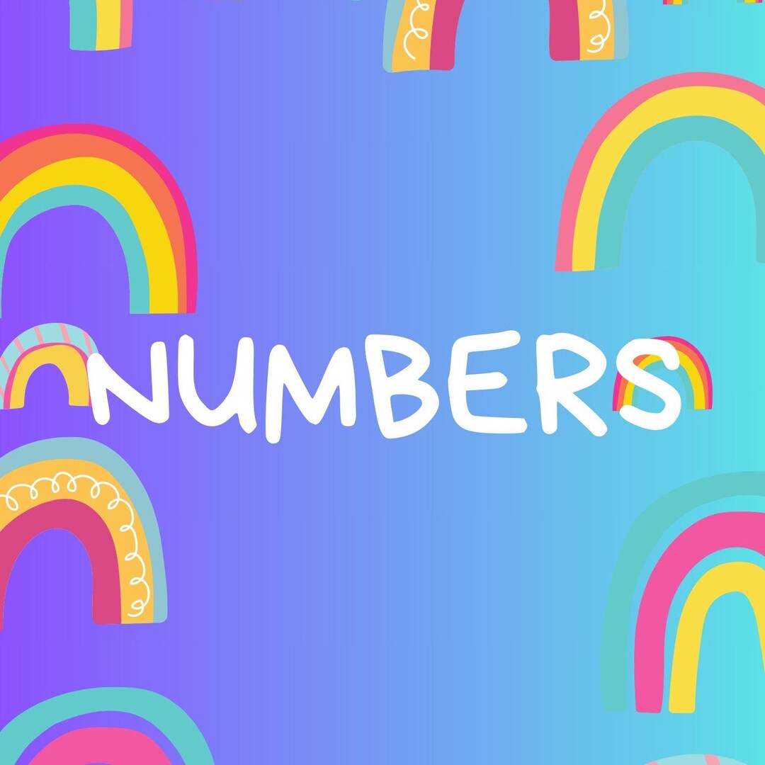 Numbers 0 - 15 Flashcards, Printable Number Flashcards - Etsy