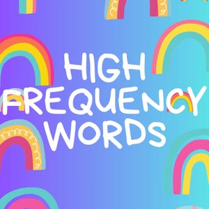 100 High Frequency Words, Sight Words for Kindergarten, Flashcard ...