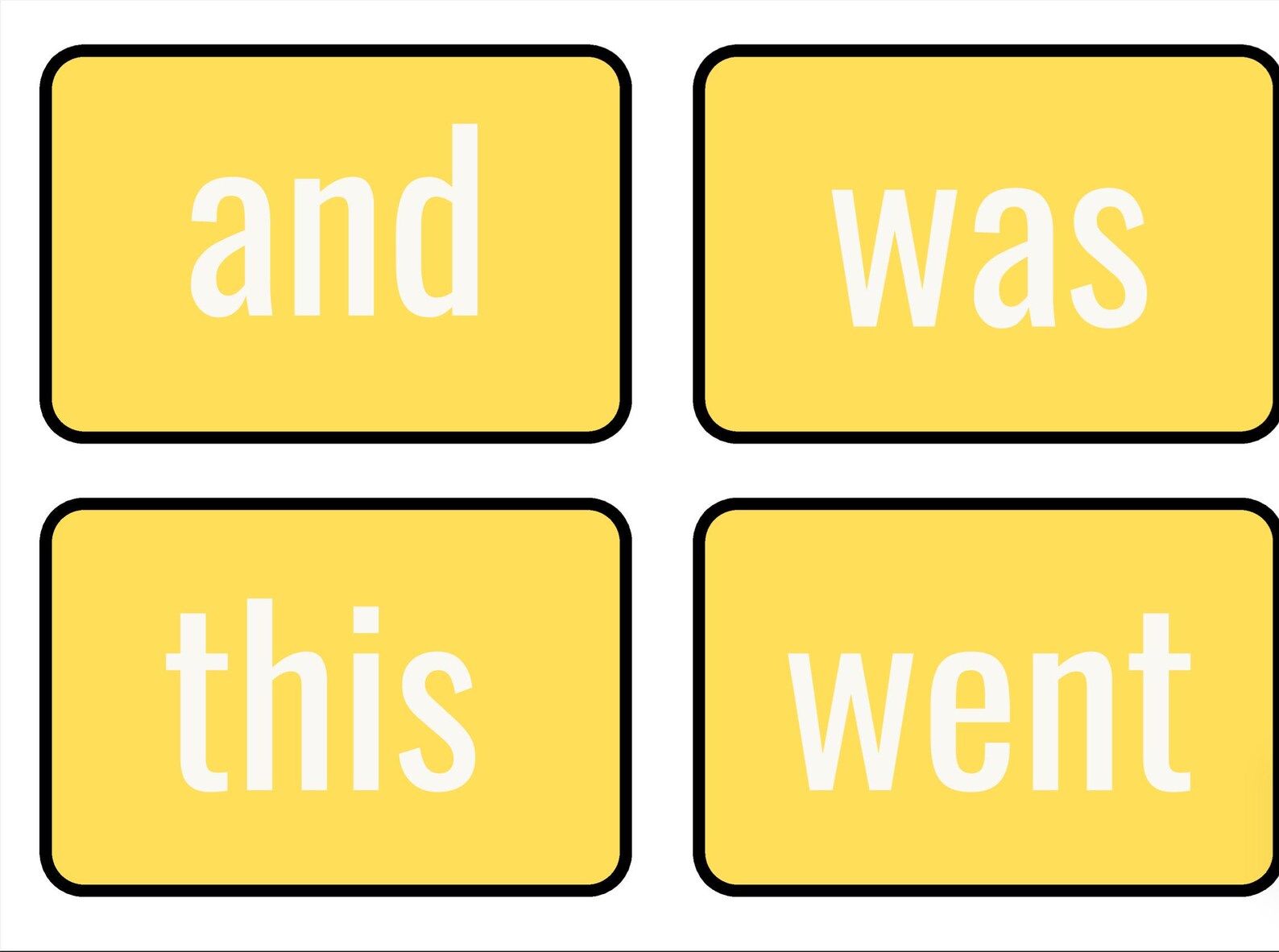 Rainbow Sight Words Flashcards for Kindergarten (printable) - Etsy