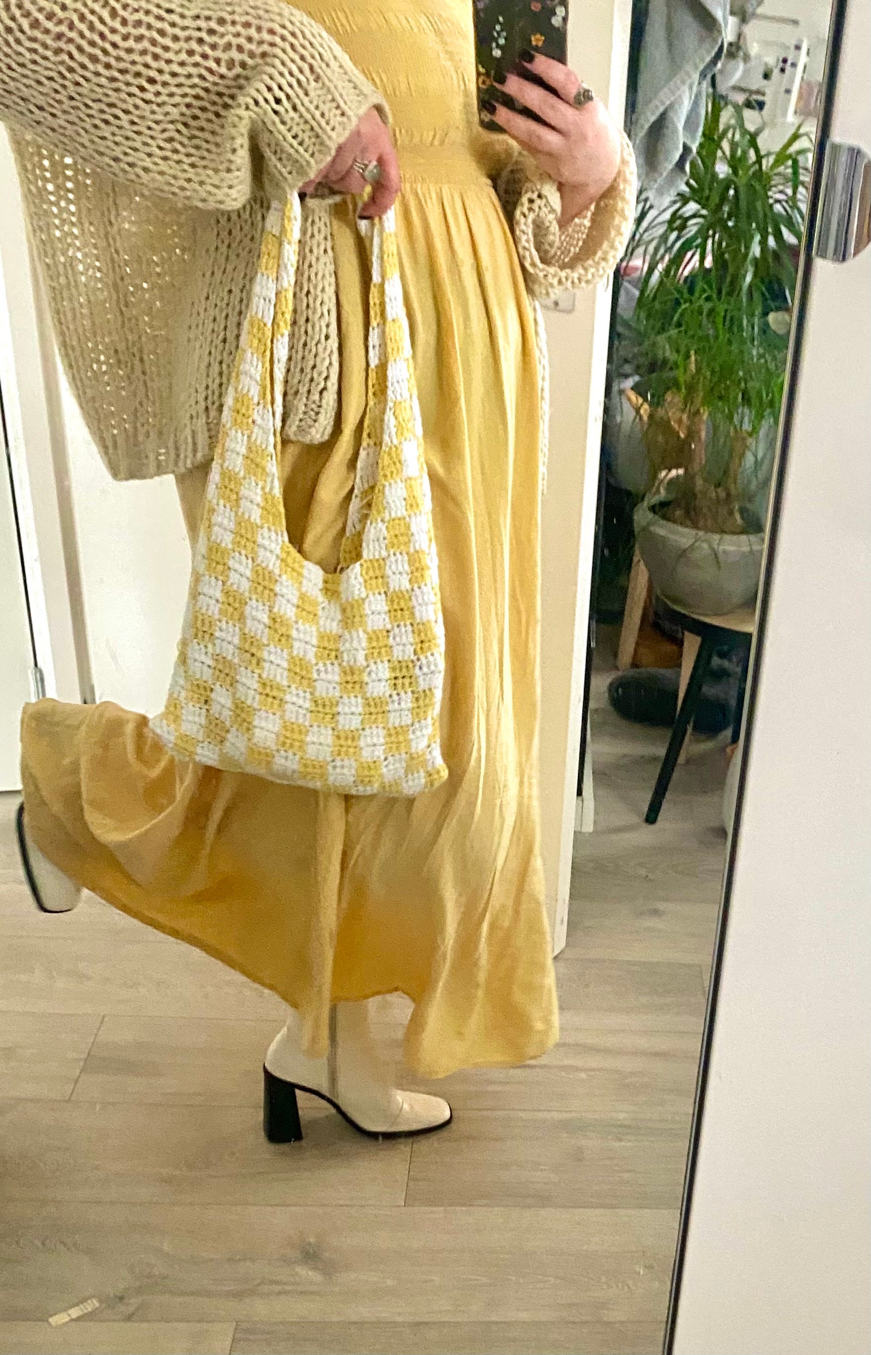 PATTERN Squared Tote Bag PDF File Only Crochet Bag Pattern Tote Pattern ...