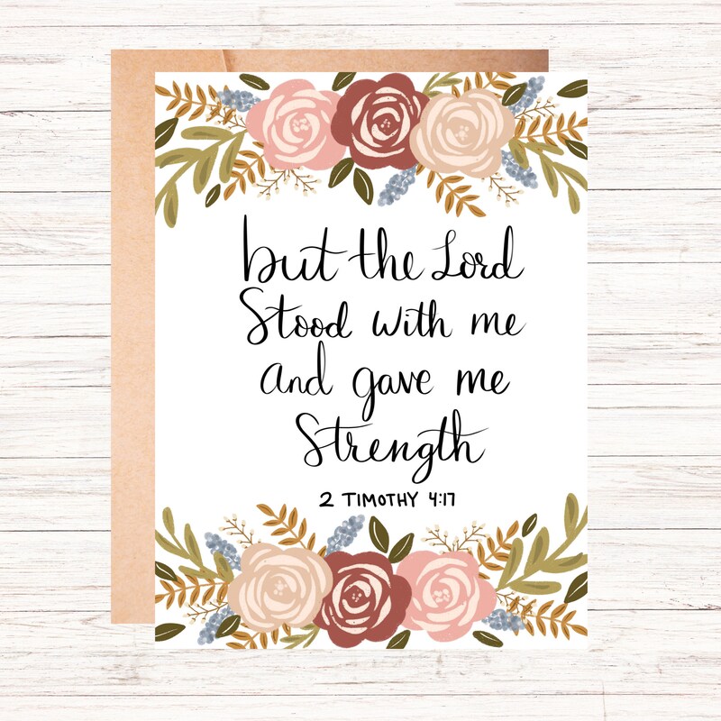Lord Stood With Me - Etsy