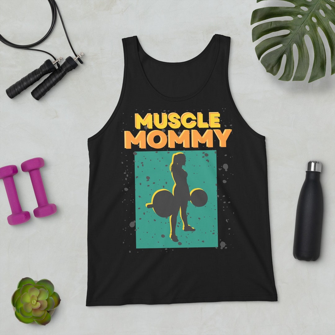 Muscles Mommy Gym Tank Top Deadlifting Mom Shirt Women's - Etsy