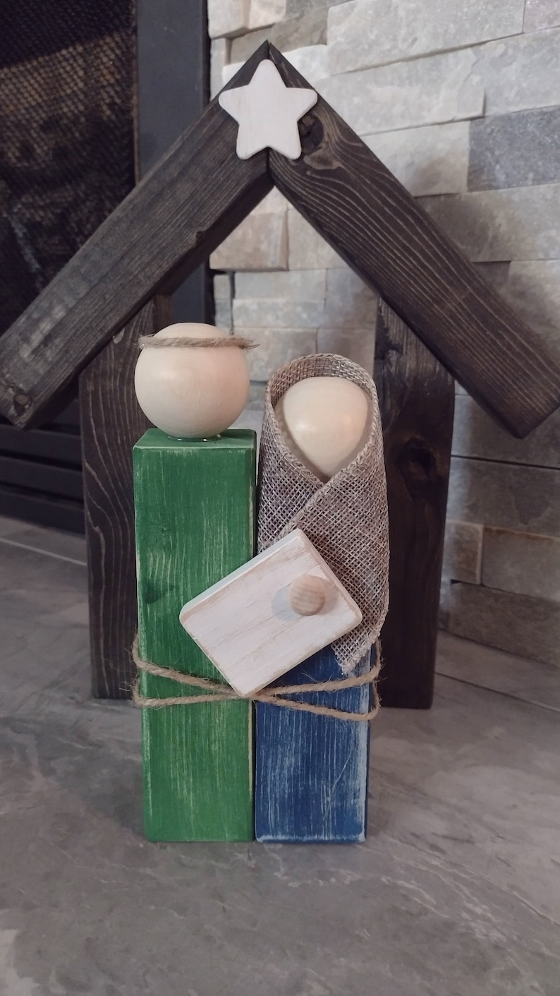Rustic Nativity Set, Wood Nativity, Country Christmas, Rustic Christmas ...