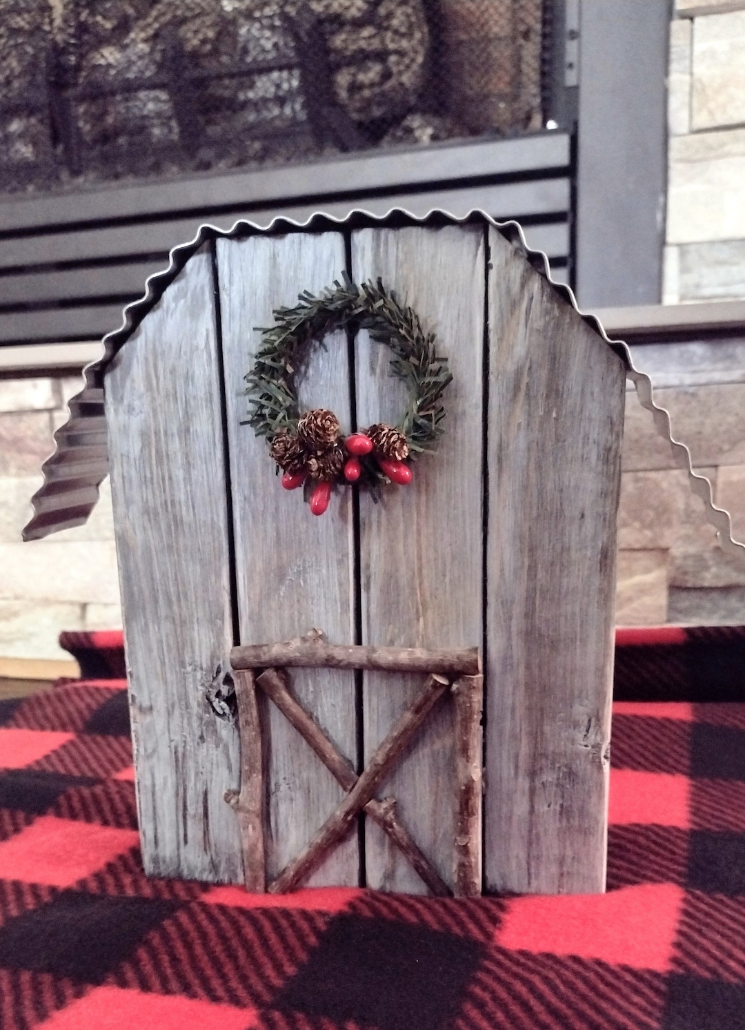 Rustic Christmas Decor, Farmhouse Christmas, Rustic Barn, Christmas ...