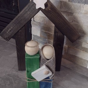 Rustic Nativity Set, Wood Nativity, Country Christmas, Rustic Christmas ...